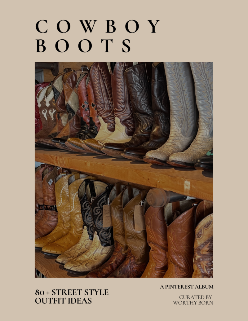 100+ Cowboy Boots Street Style Outfit Ideas